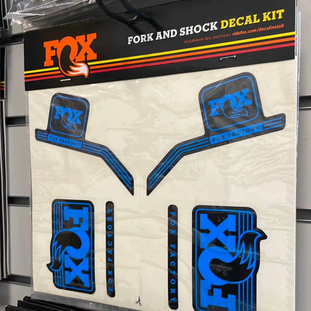 Fox Decal Blue | Rad & Dämpferklinik GmbH